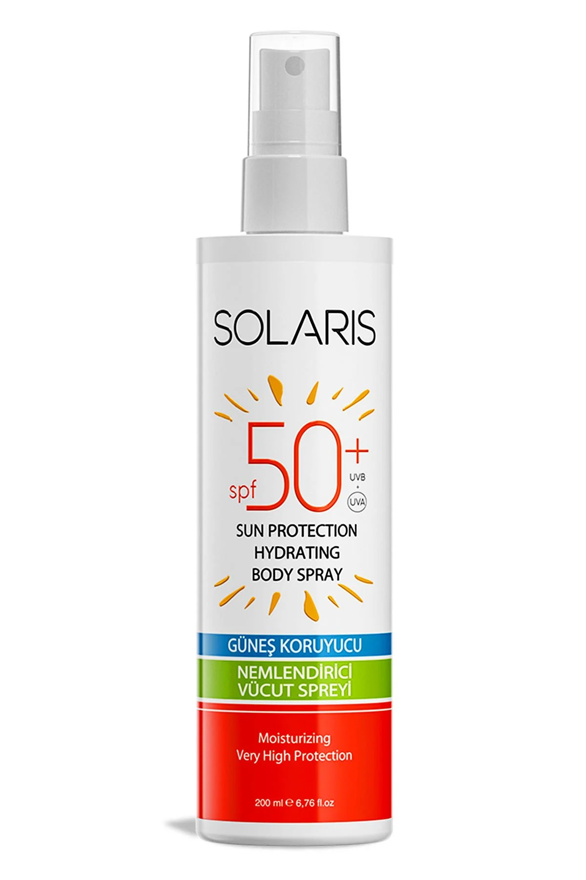 Solaris Sunscreen Cream Spray SPF 50+ High K – Solariscosmetics Uk